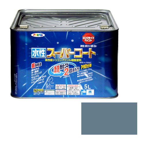 【用途】金属、スレート、コンクリート、サイディング、木部、しっくい、発泡スチロール等への塗装。【機能・特徴】特殊フッ素樹脂、シリコン架橋システム及び紫外線劣化防止剤の相乗効果で、汚れにくく、耐久性が格段に優れた高性能塗料です。酸性雨や酸性雪...