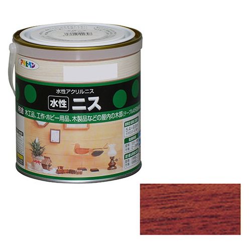 【用途】木工品、工作・ホビー用品、木製品などの屋内の木部(床を除く)の塗装。【機能・特徴】着色とニス塗りが同時にでき、木目を生かした美しいツヤに仕上がります。水性塗料なので塗りやすく、用具の後始末も水でできます。【仕様】●内容量：0.7L。...
