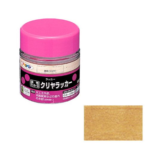 【用途】木工工作品、木製家具などの屋内の木部(床を除く)への塗装。【機能・特徴】透明性に優れ、美しいツヤに仕上がります。乾きが速く、キズがつきにくいニスです。【仕様】●内容量：100mL。●色：透明(クリヤ)。●標準塗り面積(2回塗り)：0...