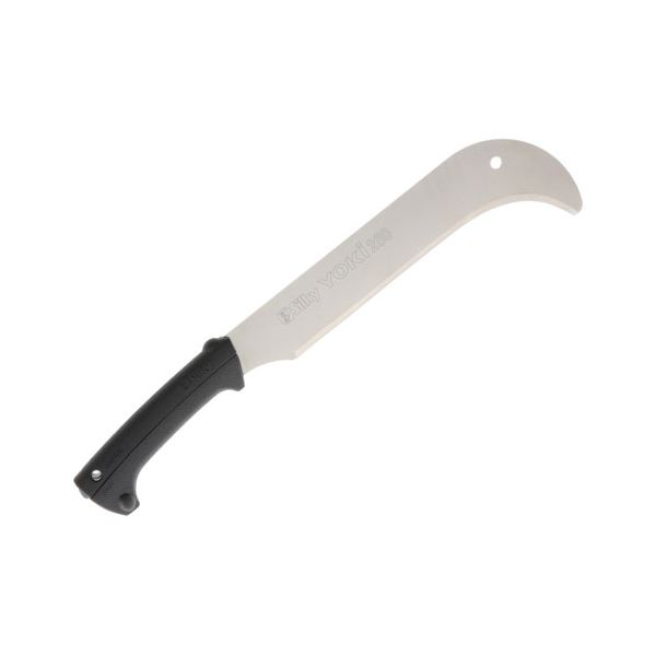 【商品特長】【用途】生木・竹の枝ばらし、山林の下草刈り。【機能・特徴】シルキーヨキは刃先のカーブで楽に枝を寄せることができ、枝払いも早く行えます。ゴムハンドルで滑りを防止し、生木の伐採に非常に適しています。【仕様】●刃渡り：270mm。●刃...
