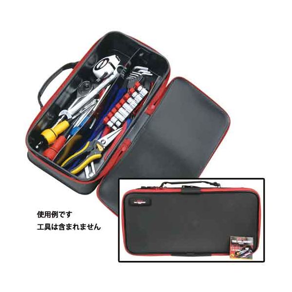 【商品特長】【用途】工具の収納。【機能・特徴】内側仕切り付で整理しやすいです。【仕様】●サイズ：縦210×横420×奥行100mm。【材質】●EVA。【商品サイズ】幅420×高さ210×奥行100mm　重量690g【注意事項等】用途以外には...