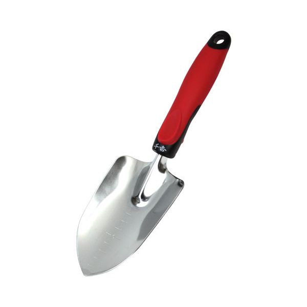 【商品特長】【用途】穴掘り、土すくい作業用。【機能・特徴】グリップ付きで力が入りやすく快適に作業できます。汚れ・サビに強いハードクロームメッキ処理済みです。【仕様】●パワーグリップ付。●刃部ハードクロームメッキ処理。●目盛付。【材質】●刃部...