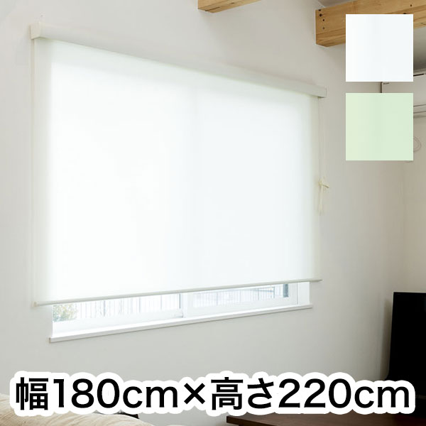■商品サイズ幅180cm×高さ220cm■素材ヘッドボックス：アルミニウム生地：ポリエステル100％■重量約3.4kg■生産国韓国■梱包サイズ幅8cm×長さ192cm×奥行6.5cm■特徴カバー付きロールスクリーン。生地にホコリが付にくく光...