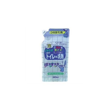 【商品詳細】｢泡スプレートイレの洗剤つめかえ用350ml｣は、泡スプレートイレの洗剤。洗浄、除菌と天然消臭成分配合による消臭の3つの効果。さわやかなハーブミントの香り。中性タイプで浄化槽でも安心してお使いになれます。【送料について】北海道、...