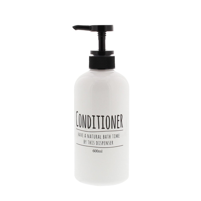 【商品詳細】●詰め替えるだけでバスルームがおしゃれになるディスペンサー●「HAVE A NATURAL BATH TIME BY THIS DISPENSER」・・・お気に入りのボトルでバスタイムをもっと楽しく!●フリーハンドで書かれたよう...
