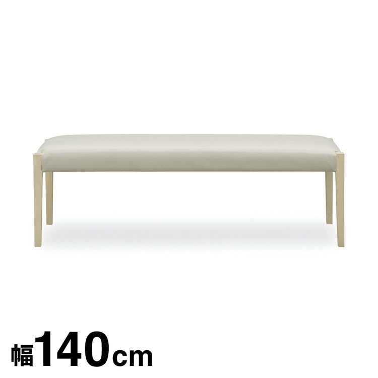■商品名アビー 140ベンチ■商品サイズ幅140×奥行40×高さ45cm■素材タモ無垢材/ウレタン塗装PVCレザーWH■重量12kg■生産国ベトナム■特徴タモ無垢材を使用したベンチです。真っ白ではなくアイボリーに近い白でやわらかさを感じられ...