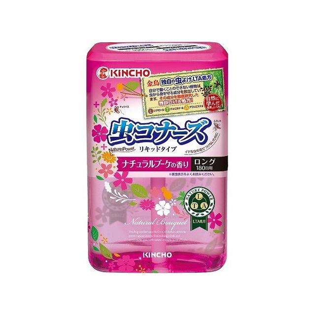 【商品詳細】天然由来成分を配合した、置くだけ簡単の虫よけです。緑茶抽出成分配合で高い消臭効果もあります。ずっと長持ち180日タイプ。華やぐナチュラルブーケの香りです。製造国：日本発売元、製造元、輸入元又は販売元大日本除虫菊【代引きについて】...