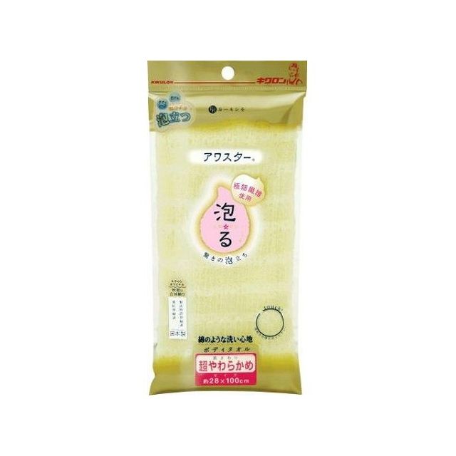 【商品詳細】極細繊維使用。驚きの泡立ち。綿のような洗い心地。使用方法・ この品物は身体洗い用です。注意事項・ 皮膚は同一箇所を、あまりにも強く長時間こすりすぎますと、まれにお肌をいためたり、色素沈着が起きるという症例が報告されています。・ ...