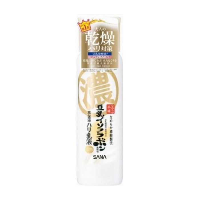 豆乳のリンクル乳液。ピュアレチノール※1を配合！厚みのあるのリッチな使用感で大人の乾燥・ハリ不足なお肌にべたつくことなく浸透※2し、柔らかく整えます。乾燥による小じわを目立たなくします（効能評価試験済み）。　※1：保湿成分　※2：角層まで使...