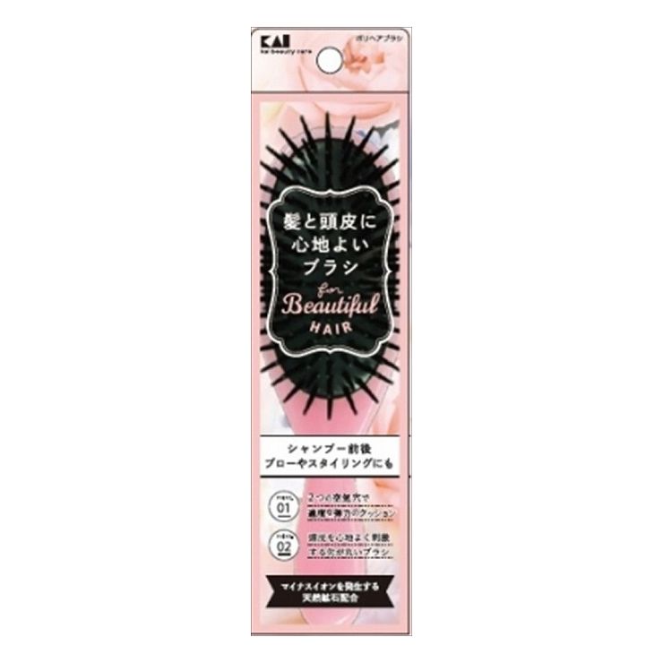 ブラシの硬さとクッション性にこだわって心地よさを追求したポリヘアブラシです。商品区分：雑品メーカー名：貝印製造国または加工国：日本内容量：1本↓ご購入前に必ずお読みください。↓※メーカーの都合により予告なくパッケージ、内容等が変更となる場合...