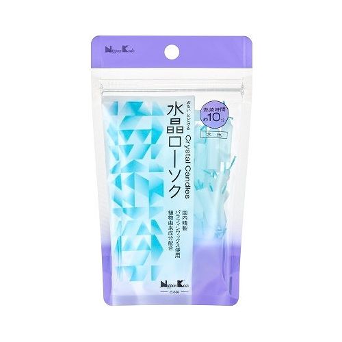 【商品説明文】植物由来成分配合(ステアリン酸100％植物性)・中身が見えるパウチ型パッケージ・清涼感ある水色の色芯使用・安心の国内生産品。燃焼時間約10分。成分：パラフィンメーカー名：日本香堂原産国：日本内容量：80本【代引きについて】こち...