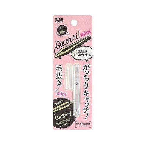 【商品詳細】先端開き防止ストッパーで先端がしっかり閉じる毛抜き。成分:本体：ステンレススチール、キャップ：シリコーンメーカー名:貝印生産国:中華人民共和国内容量:1本【代引きについて】こちらの商品は、代引きでの出荷は受け付けておりません。【...