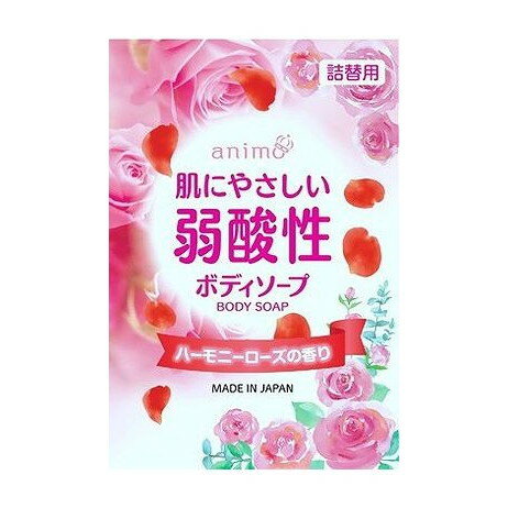 【商品詳細】素肌をいたわり洗い上がりはサッパリ。ハーモニーローズの香り。成分:水、ラウレス硫酸Na、コカミドМEA、ラウリン酸、コカミドプロピルベタイン、ジステアリン酸グリコール、ラウレス-2リン酸、モモ葉エキス、塩化Na、EDTAー4Na...