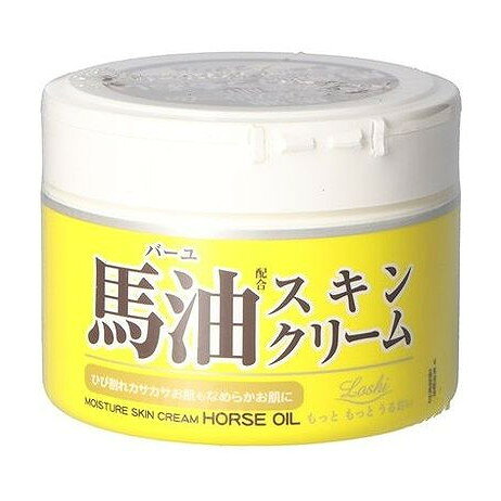 【商品詳細】カサカサ乾燥肌に、家族で使える大容量全身スキンクリーム。肌なじみが良く、乾燥から肌を保護する高保湿成分『馬油』配合。成分:水、グリセリン、セタノール、パルミチン酸エチルヘキシル、ステアリン酸、BG、馬油、ミネラルオイル、シア脂、...