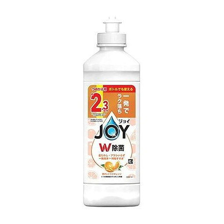 【商品詳細】ジョイが更に成分アップグレードに成功し、高い洗浄力と消臭力の両立を実現！食器洗いの中で一つの大きな悩みである頑固なニオイを伴う焦げ付き汚れも、ジョイの洗浄＋消臭力で一発洗浄。二度洗いを防止することで食器洗いの更なる簡素化に貢献。...
