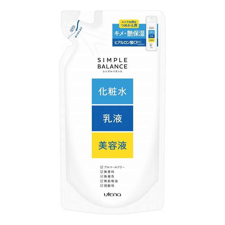 【商品詳細】うるおいローションのエコでお得なつめかえ用。3種類のヒアルロン酸配合で、洗顔後はこれ1つで水分・油分・美容成分をバランスよく補給します。素材・成分水、BG、グリセリン、エタノール、メトキシケイヒ酸エチルヘキシル、イソステアリン酸...