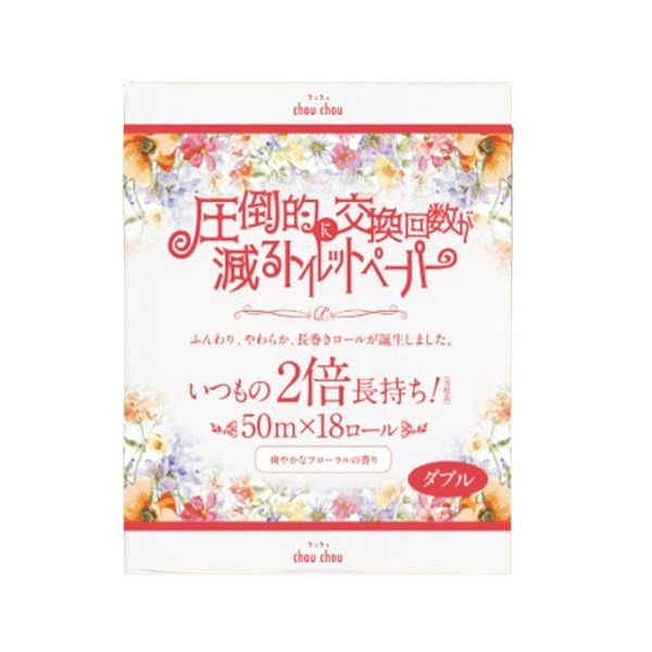 【商品説明】圧倒的に交換回数が減るトイレットペーパー。18ロールの2倍巻きで実質36ロール分に仕上げました。「古紙を素敵な商品に再生したい」とこだわり続けた柔らかさを表現しているふんわり・柔らか・長持ち商品です。【商品詳細】商品区分：日用雑...