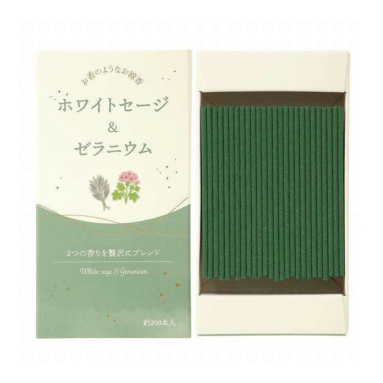 ※単品の場合の商品情報になります。予めご了承ください。 【商品詳細】 神聖なハーブであるホワイトセージの清涼感ある香りをメインにローズ調のゼラニウムをアクセントに加えたかおりです。ラストはアンバーやバニラの甘い香りにほっと癒される心地よい時...