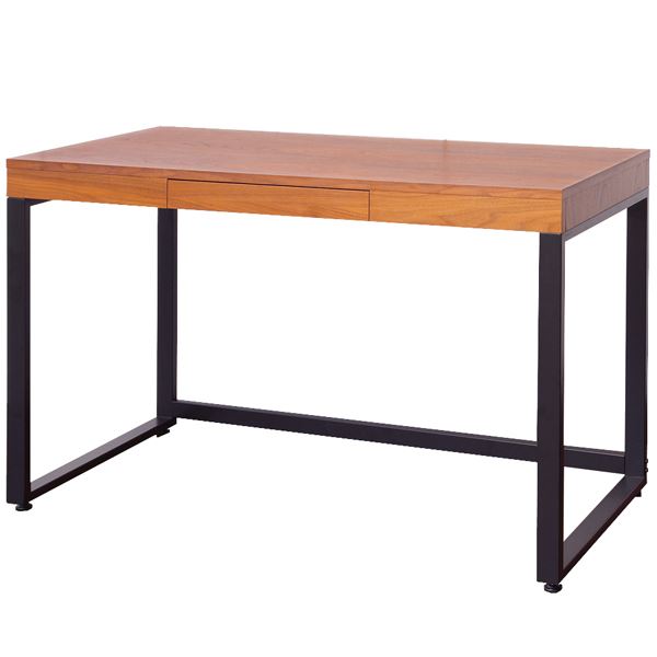 【サイズ】W1100×D500×H725mm【材質】天板：天然木化粧繊維板(ウォールナット材)スチール【塗装】ラッカー塗装粉体塗装【備考】組立品※デスクチェストは別売（品番：K-2547）となります。時間指定は午前・午後のみとなります。【代...