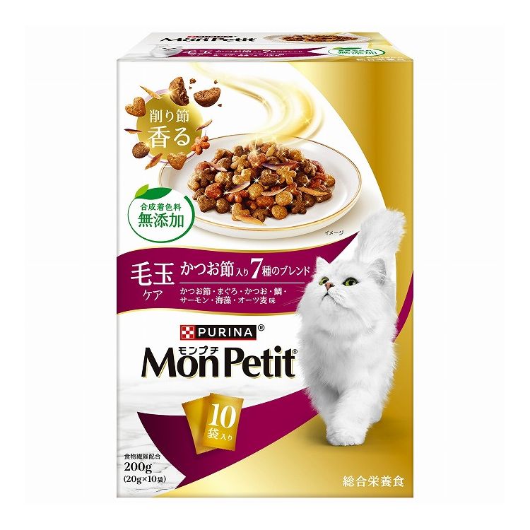【商品説明】天然の食物繊維を使用した毛玉ケアフード〇原材料穀類（とうもろこし、とうもろこしたんぱく、米、小麦、オーツ麦等）、肉類（チキンミール等）、大豆粉、動物性油脂、食物繊維、たんぱく加水分解物、魚介類（まぐろ、かつお、かつお節）、フレー...