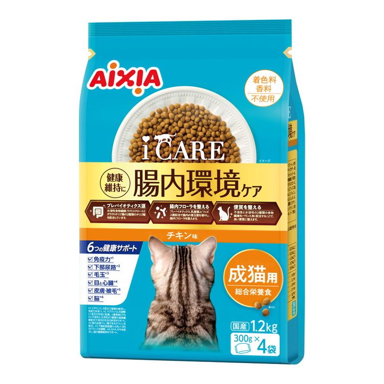 【商品説明】キャットオーナーの不安やお悩みから生まれたケアフード。腸内環境の健康と成猫の健康をマルチサポート。〇原材料穀類(とうもろこし、コーングルテンミール、小麦粉)、肉類(チキンミール、チキンレバーパウダー、鶏ささみパウダー)、魚介類(...