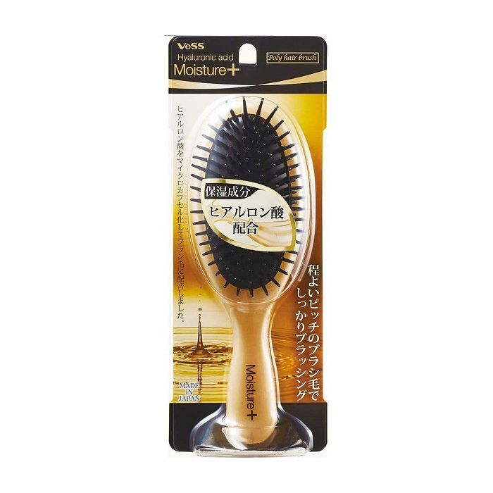 【発売元:ベス工業】美しい髪のために、保湿成分ヒアルロン酸を配合!程よいピッチのブラシ毛でしっかりブラッシング。保湿成分ヒアルロン酸をマイクロカプセル化してブラシ毛に配合しました。個装サイズ:74X196X32mm個装重量:約52g内容量:...