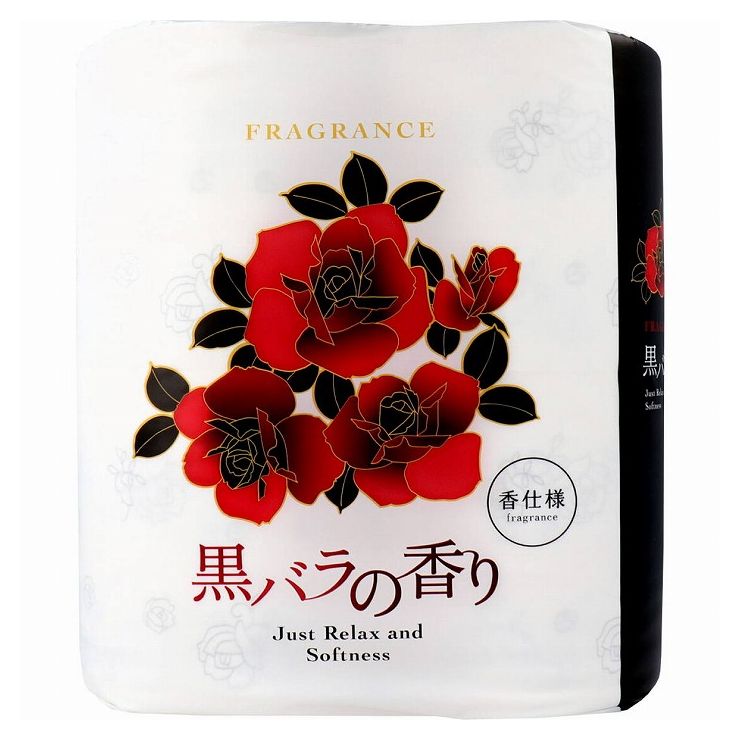【発売元:四国特紙】毎日の暮らしに、はなやかさを。人気の花柄プリントとさわやかな香り♪やさしく香る花のロールティシュ♪ほのかに香る黒バラの香りと愛らしいプリント。●艶やかな香りとともにお届けします。個装サイズ:210X228X105mm個装...