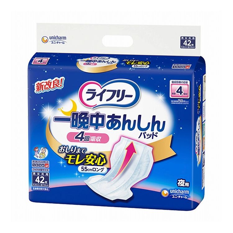 【商品特徴】【医療費控除対象品】補助パッド(大人用紙おむつ)【製品寸法】巾28cmX長さ55cm【素材】表面材：ポリオレフィン・ポリエステル不織布吸水材：綿状パルプ、高分子吸水材防水材：ポリオレフィンフィルム伸縮剤：ポリウレタン結合材：スチ...