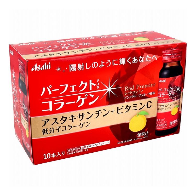 【商品特徴】【名称】清涼飲料水【原材料】豚コラーゲンペプチド(ゼラチンを含む)(ドイツ製造)、マルチトール／乳化剤(大豆由来)、酸味料、ビタミンC、甘味料(ステビア、アセスルファムK、スクラロース)、ヘマトコッカス藻色素、香料、(ビタミンE...