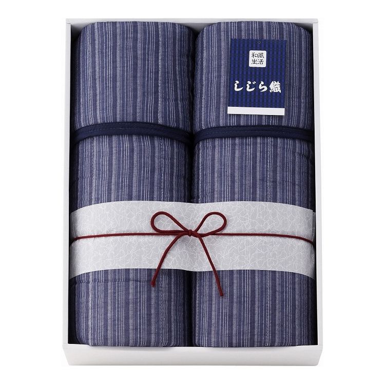 しじら織の特長はシボと呼ばれる表面の凹凸。この凹凸のおかげで肌との密着が抑えられ、さらりとした肌ざわりです。【商品内容】商品1000×2050mm×2【生産国】：中国【備考】※メーカーの都合によりパッケージ、内容等が変更される場合がございま...