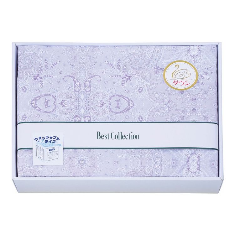 汚れたら洗えるウォッシャブル仕様です。軽くて保温性に優れたダウンを使用しています。【セット内容】商品1500×2100mm【商品サイズ】-【材質】側地：ポリエステル85%、綿15%・詰物：ダウン50%、フェザー50%（約0.2kg）商品重量...