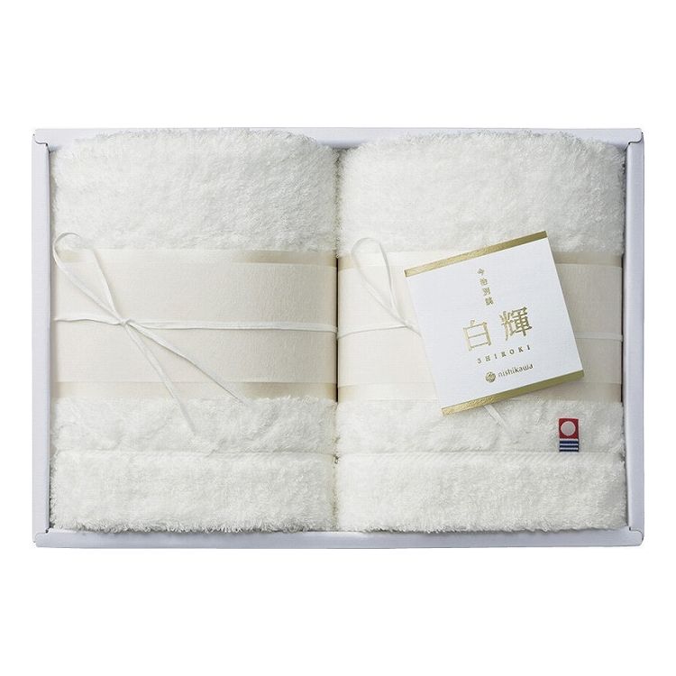 nishikawa 白輝 今治製フェイスタオル2P TT88400091W【商品説明】光から生まれた「白」にそっと包まれてずっとやさしさが続きますように。 タオルソムリエが原綿から選定し、やわらかくなめらかな肌ざわりにこだわりました。綿本来...