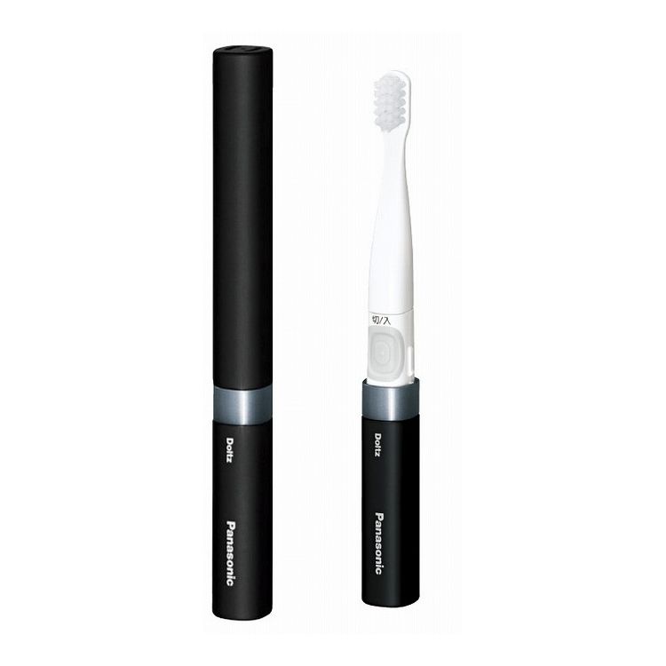 パナソニック 音波振動ハブラシ ポケットドルツ 黒 EW-DS42-K【商品説明】ランチ磨きに、ポケットドルツ。(ロングサイズ) 手磨きよりもツルツルに！毎分約16,000ブラシストロークの｢音波振動｣磨き歯周ポケット・歯間などのすき間まで...