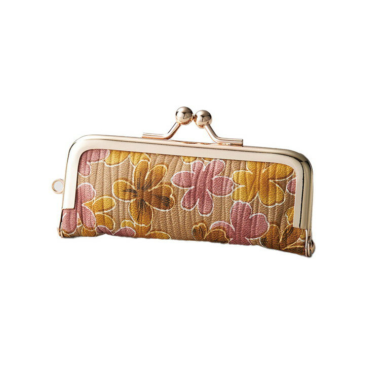 伝統工芸の京友禅熟練の職人が手染めした素材に、オリジナルの模様をあしらい、独特の優美なデザインに仕上げました。がま口開閉式。牛革3×8×1cm【代引きについて】こちらの商品は、代引きでの出荷は受け付けておりません。【送料について】北海道、沖...