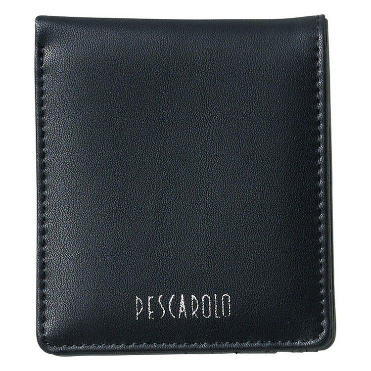 オープン開閉式。札入×2室、ホック式小銭入×1室、カード入×4室、フリーポケット×3室。ロゴ箔押し。外:牛革（床革）、内:合成皮革+シャンタン生地10.5×9.5×2.8cm【代引きについて】こちらの商品は、代引きでの出荷は受け付けておりま...