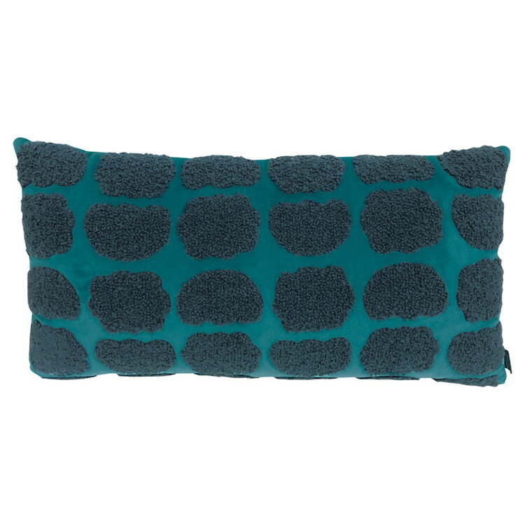 モコモコとした質感のサガラ刺繍を施したクッション。リッチな印象の北欧デザインがインテリアのアクセントに。ポリエステル23×45×11cm【代引きについて】こちらの商品は、代引きでの出荷は受け付けておりません。【送料について】北海道、沖縄、離...