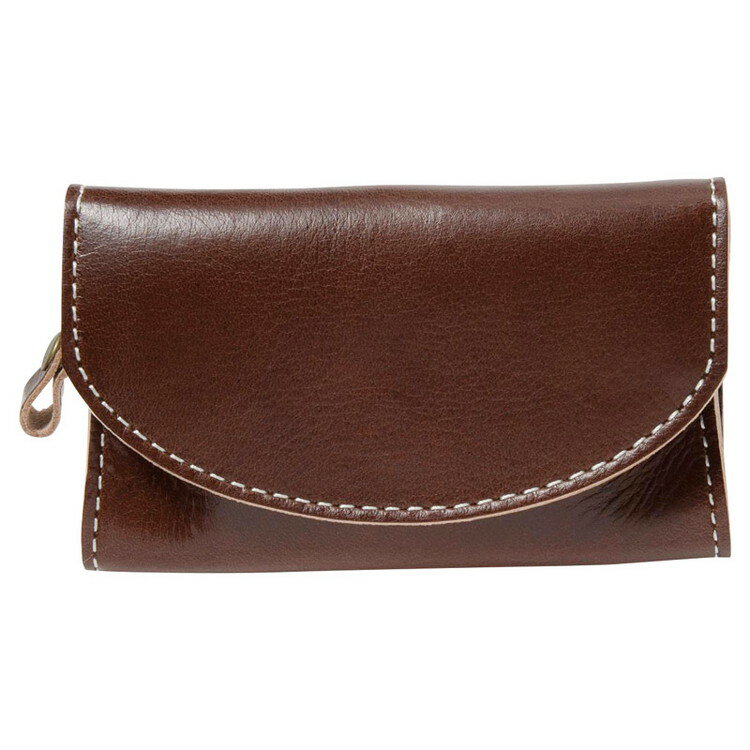 カードポケットにお札も入れておけば、ちょっとしたお出掛けにとっても便利。革の存在感が魅力の小銭入です。ホック開閉式。ファスナー小銭入・カードポケット×各1室。牛革（ヌメ革）6.5×10.6×2.5cm※天然皮革を使用している為、色が多少異な...