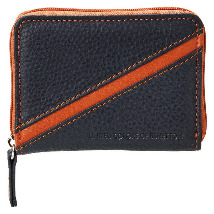 ファスナー開閉式。外オープンポケット×1室、小銭入×1室（仕切あり）、オープンポケット×2室。表:牛革（シュリンクレザー）、内:合成皮革7.5×10×2cm【代引きについて】こちらの商品は、代引きでの出荷は受け付けておりません。【送料につい...