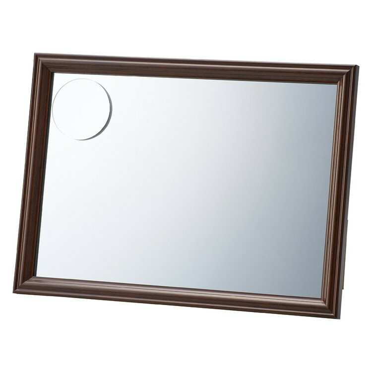 縦横兼用に使えるスタンド付ミラーです。壁掛けにもご使用いただけます。樹脂、ガラス23.5×32.2×1.6cm【代引きについて】こちらの商品は、代引きでの出荷は受け付けておりません。【送料について】北海道、沖縄、離島は送料を頂きます。