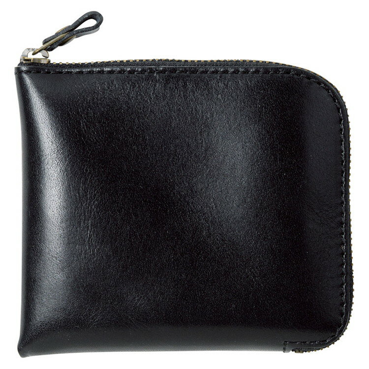 革の存在感に手に馴染むサイズ感が魅力のシンプルデザインの財布です。ファスナー開閉式。札入スペース・カード入×各2室、オープンタイプ小銭入×1室。牛革（ヌメ革）9×10×2cm※天然皮革を使用している為、色が多少異なったり、シワなどがある部位...