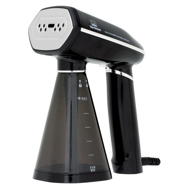 より手軽により簡単に衣類のお手入れをという思いを込めて開発された「ザ・スチーム」。素早い立ち上がりや強力スチームが忙しい朝の時間の手助けをしてくれます。重量感のあるデザインで気分の上がるシワ伸ばしができます。コードの長さ約3m。消費電力12...