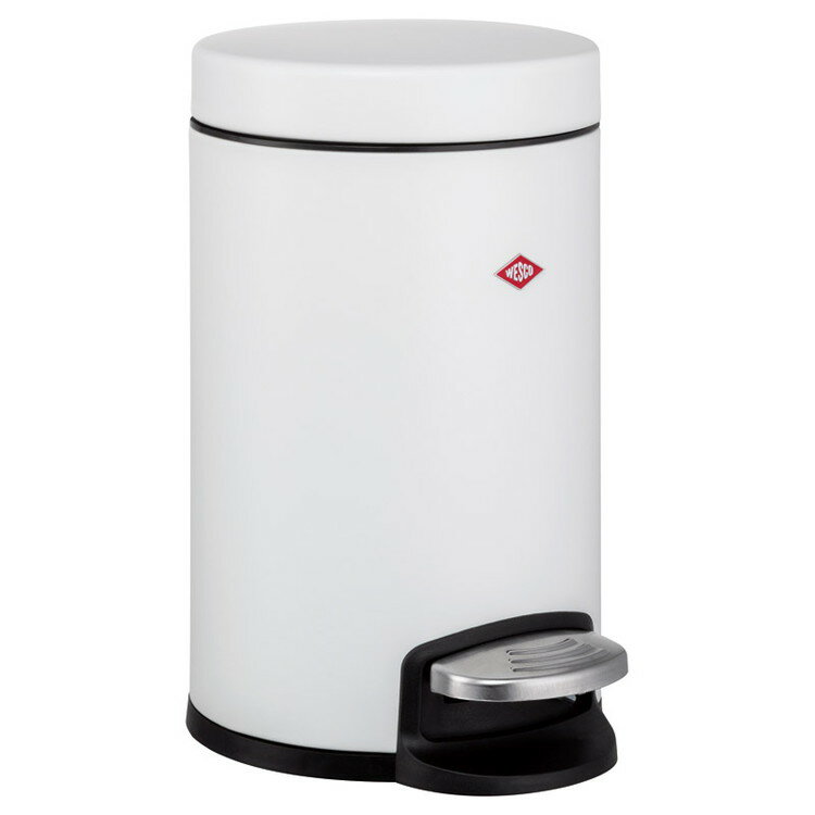 WESCO（ウェスコ）は、1867年 Martin Westermann によってドイツで創業され、150年以上の金属加工における技術と経験の歴史を持っています。13リットル容量のスタイリッシュなペダル付きゴミ箱です。実用的なハンドルと蓋を...