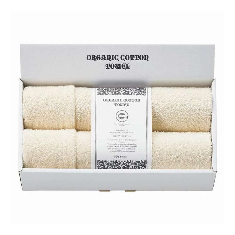 本製品は認証を受けたオーガニックコットンを使用しています。この商品の総質量に収める認証を受けたオーガニックコットンの質量割は65%であり、パイル部分はオーガニックコットン100%です。生産工程において、肌に刺激を与える化学薬品の使用を出来る...