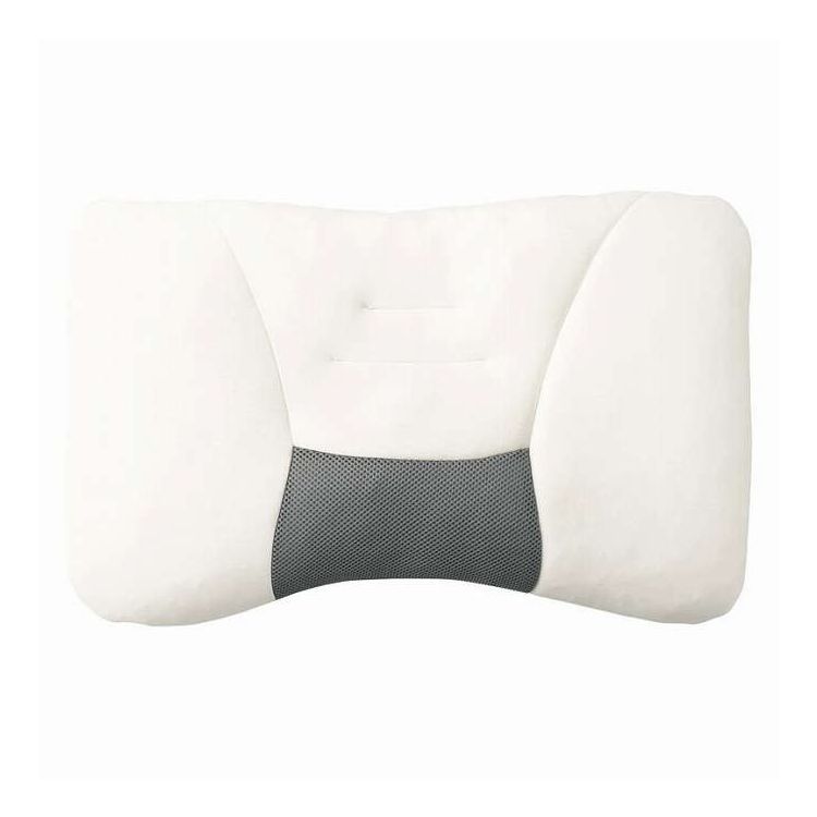 自分に合った枕選びが、快眠の第一歩です。カーブ設計で肩口にフィット。仰向け寝対応。洗濯機で洗えて清潔。パイプの出し入れで高さ調節できます。1、カーブ設計で肩口にフィットします。2、横向き寝対応。（底付き感を軽減し、頭を支える特殊立体キルト採...