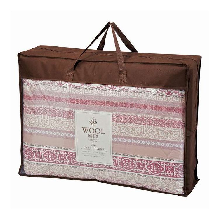 吸放湿性に優れたウールを使用。保温力があり、いつまでも暖かくおやすみいただけます。適度な弾力が体に心地よく寄り添います。日本製【セット内容】-サイズ：150×200cm重量/容量：-箱サイズ：48×68×18cm材質：側地:綿100%、詰め...