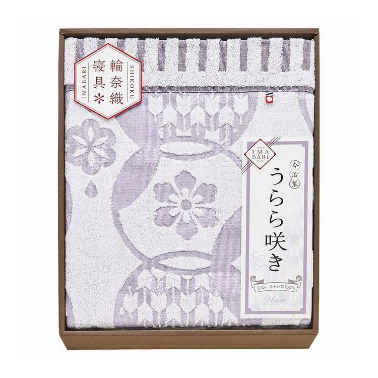 そっと肌を包む、綿のやさしい素材感を大切にしながら織り上げた、今治製のタオルケットです。蒸し暑い夜でも使いやすい程よい薄さは、さらりと寝心地の良い肌触り。涼しげな質感に温かみのあるデザインをあしらい、やわらかい印象に仕上げました。日本製今治...