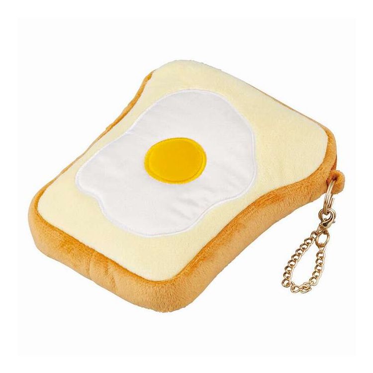 ブレッドエッグトーストをモチーフにしたユーモアあふれるデザインのポーチです。丸眞株式会社の「yup!（ヤップ）」というブランドは、レッドカップキャンペーンに取り組んでいます。この商品の売り上げの一部は国連WFP協会へ寄付させていただきます。...