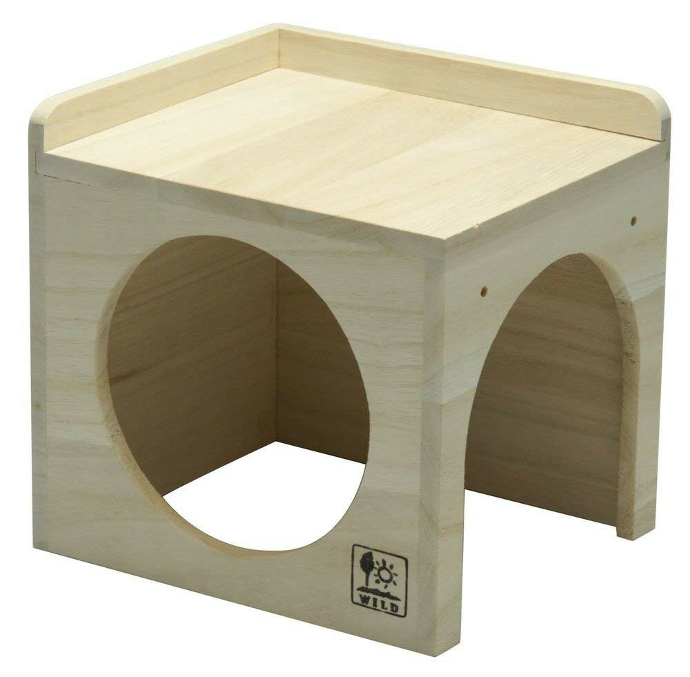 【商品詳細】かくれて、くぐって、登って、楽しいサイコロ型ハウス。【分類】小動物用品用具【本体サイズ】180×210×200【材質】木材【原産国または製造地】ベトナム【諸注意】本品は小動物用木製ハウスです。ほかの目的には使用しないでください。...