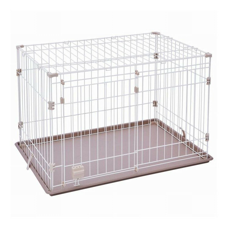 【商品説明】・インテリアに合わせやすいナチュラルカラーのパピーサークルです。・飛び出しによる思わぬ事故防止に。屋根面付き○材質フェンス：鉄トレー：ABS樹脂プラスチックパーツ：ABS樹脂、ポリプロピレン○商品使用時サイズ組立サイズ：外寸：約...