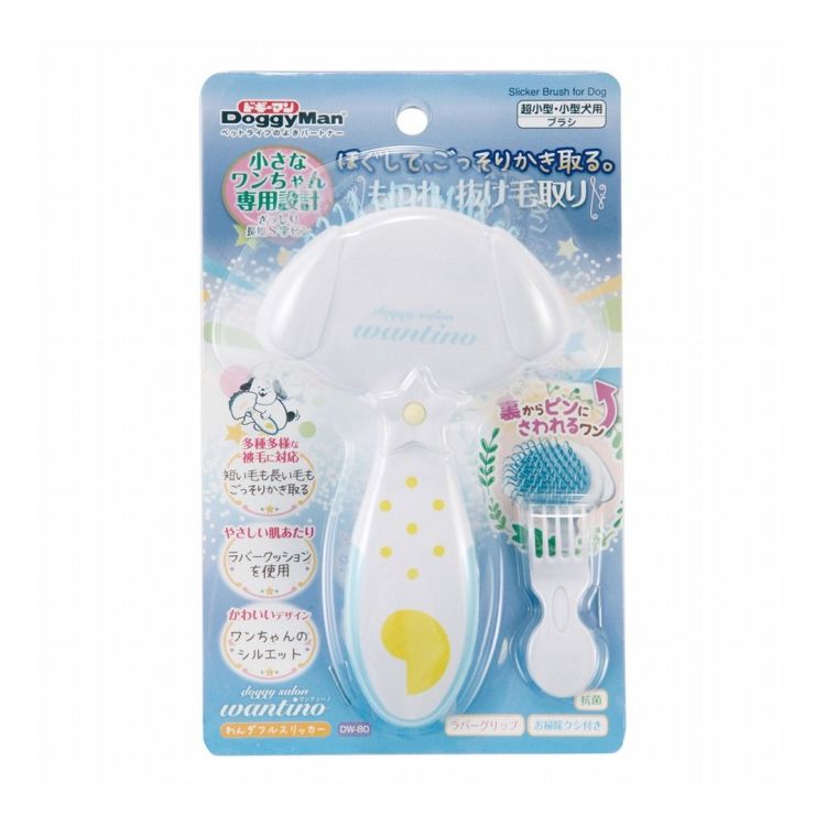 【商品説明】・長さの異なるS字ピンが、被毛の奥まで入り込んで抜け毛をごっそりかき取る。・肌あたりがやさしい、ラバークッションを使用。・ぎっしり長短S字ピン・お掃除クシ付き・持ちやすいラバーグリップ・抗菌加工〇材質/素材本体：ABS樹脂、合成...